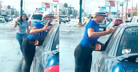 Hoy Tamaulipas Tamaulipas Sobreviven Venezolanas Limpiando Parabrisas