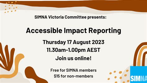 Accessible Impact Reporting Simna