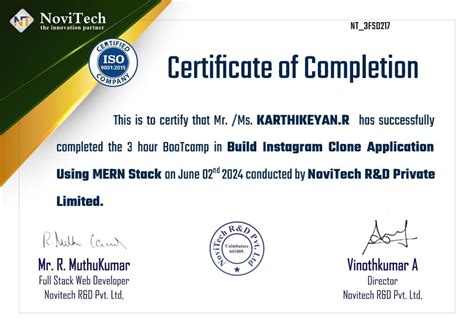karthikeyan r on linkedin i am glad to share that i have attended the