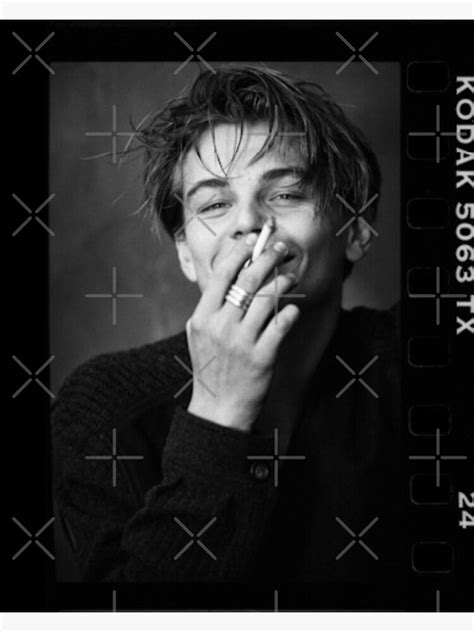 Leonardo Dicaprio Smoking Poster By Haydenbefort Redbubble