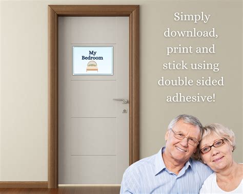 Printable Room Signs For Dementia Dementia Aids Door Signage Memory