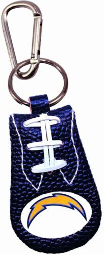 Los Angeles Chargers Team Color Genuine Football Leather Keychain Ebay