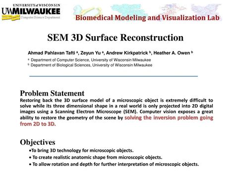 Ppt Sem 3d Surface Reconstruction Powerpoint Presentation Free Download Id 2108879