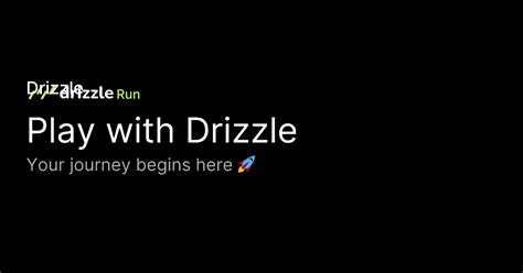 Drizzle Run