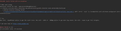 Android How To Fix Aapt Exe Finished With Non Zero Exit Value Stack Overflow