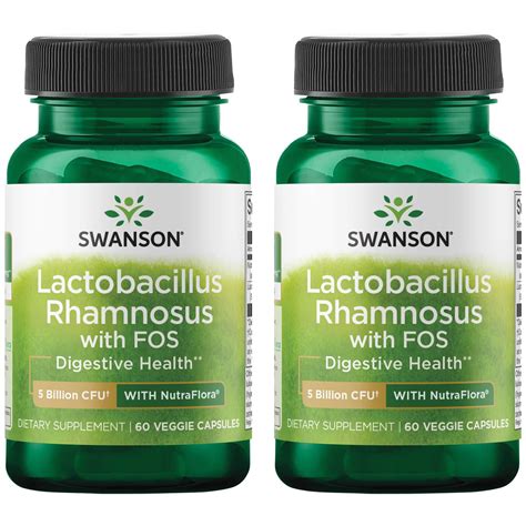 Swanson Probiotics Lactobacillus Rhamnosus 5 Billion Cfu 60 Veg Caps