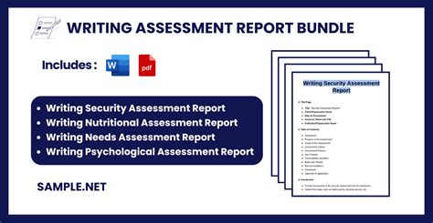 10 Free Writing Assessment Report Samples To Download