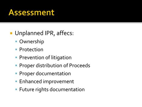 Ppt Case Study Of Unplanned Intellectual Property Rights Ipr
