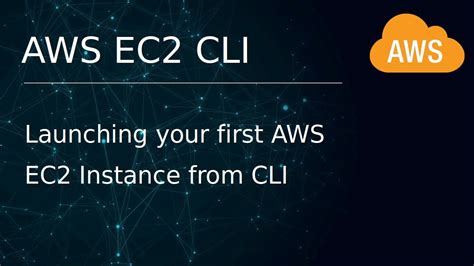 Aws 6 Launching Ec2 Instance From Aws Cli Youtube