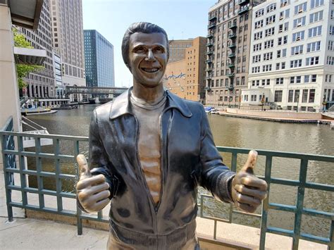 The Bronze Fonz In Milwaukee