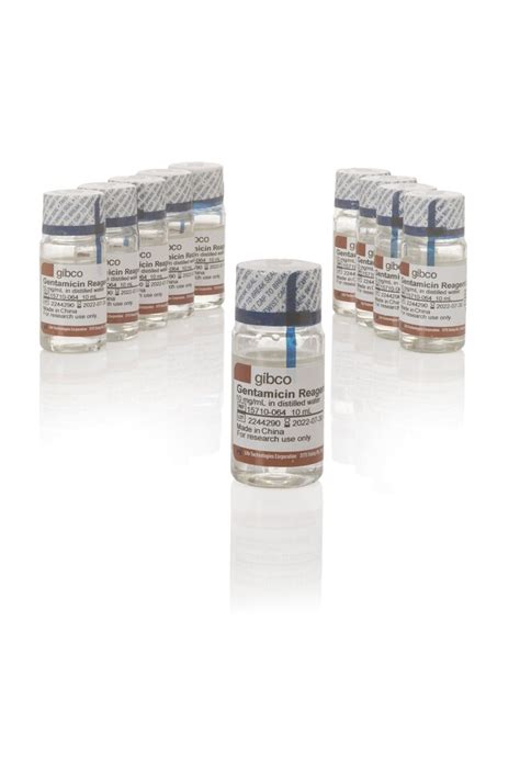 Gibco Gentamicin Reagent Solution 50 Mgml 10 Ml Bcst