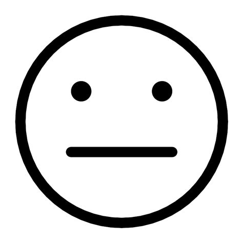 Emoji Meh Vector Svg Icon Svg Repo