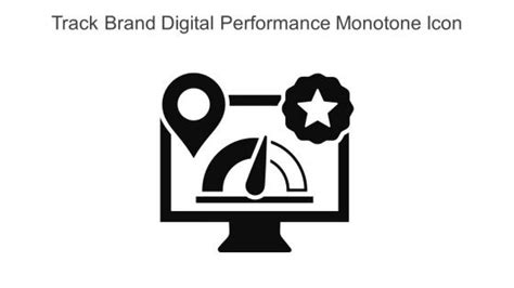 Track Brand Digital Performance Monotone Icon In Powerpoint Pptx Png