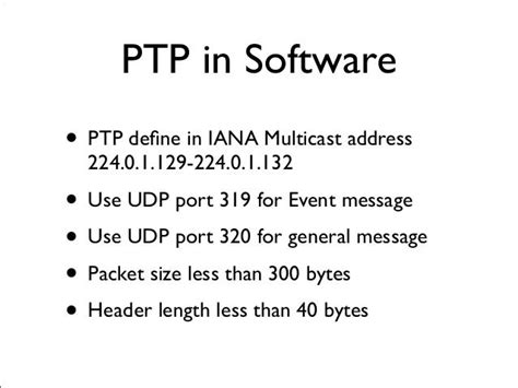 Ieee 1588 Ptp