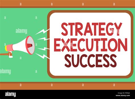 Word Writing Text Strategy Execution Success Business Concept For Putting Plan Or List And