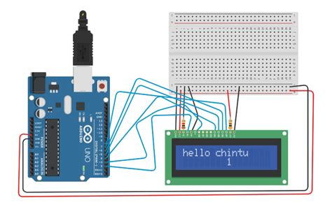 Circuit Design Lcd Display Tinkercad