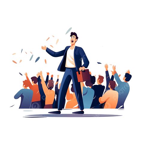 Scared Public Speaking Clipart