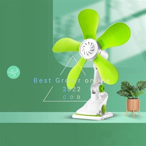 Jual Pplus Kipas Angin Jepit In Dinding Duduk Jepit Mini Fan Jepit Baling W