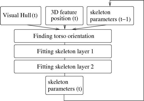 Multi Layer Skeleton Fitting