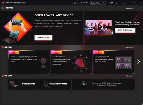 omen command center missing lightning option hp support community