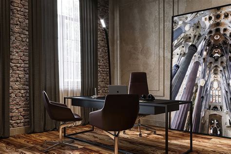 Мужской кабинет интерьер в стиле лофт 81 фото красивые картинки и Hd фото