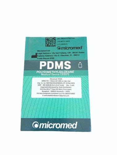 Micromed Ce0373 Pdms Polydimethylsiloxane Medical Device For Hospital At ₹ 2240 Unit In Indore