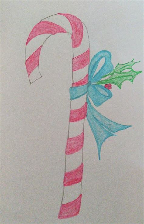 Christmas Candy Cane Drawing By Ruth Angela Patten Fine Art America
