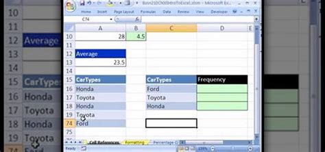 how to use absolute and relative cell references in ms excel