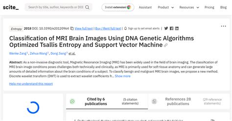 classification of mri brain images using dna genetic algorithms