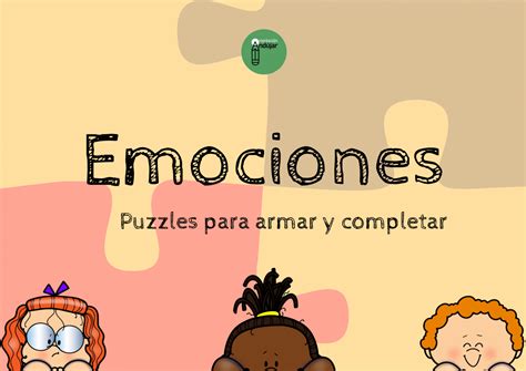 Bonitos Puzzles Para Completar Y Armar Emociones Orientacion Andujar