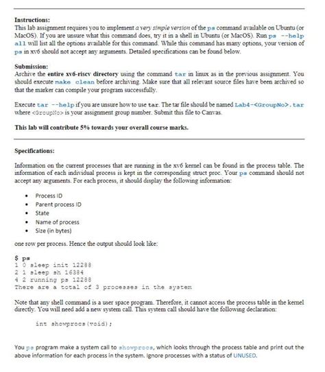 Solved Instructions This Lab Assignment Requires You To