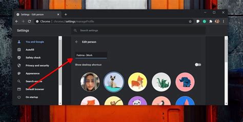 How To Change Chrome Profile Name
