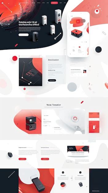 Website Layout Design Of A Software Development A0356 Creative Unique