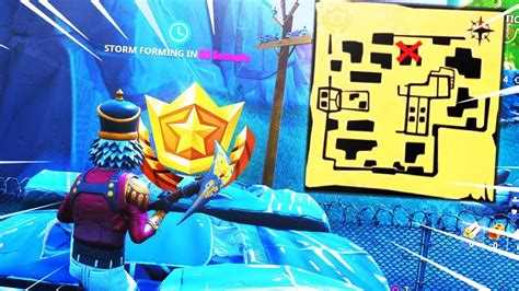 Follow The Treasure Map Found In Haunted Hills Location Fortnite