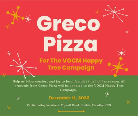 Greg Smith On Linkedin This Sunday Dec 11th Participating Greco Locations Topsail Rd Goulds…