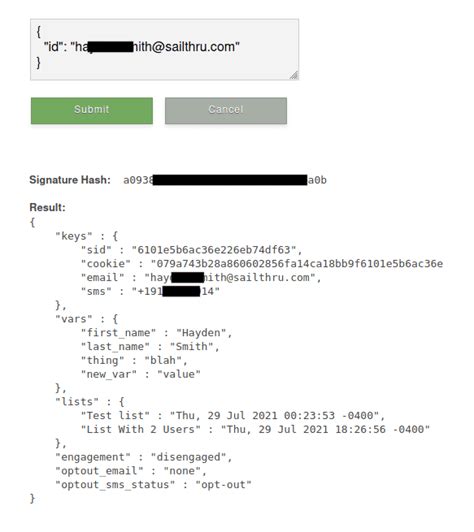 sms key in the sailthru platform sailthru documentation
