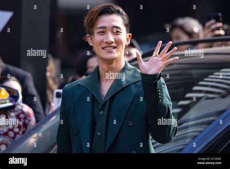 Iwamoto Hikaru Is Seen Arriving At The Dolce And Gabbana Fashion Show