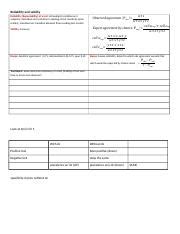 Assessing Reliability And Validity Understanding Test Accuracy Course Hero