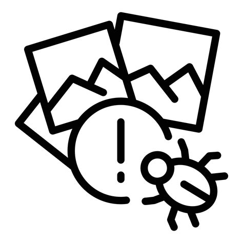 Malware Attack Icon Outline Style 15903014 Vector Art At Vecteezy