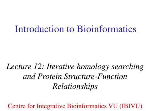 PPT Introduction To Bioinformatics PowerPoint Presentation Free Download ID