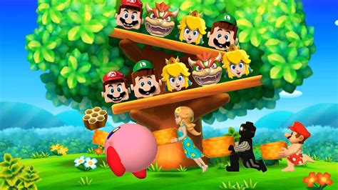 【마리오 파티 100 미니게임 컬렉션】미니게임 커비 Vs 루이지 Vs 로잘리나 Vs 마리오마스터 Cpu Youtube