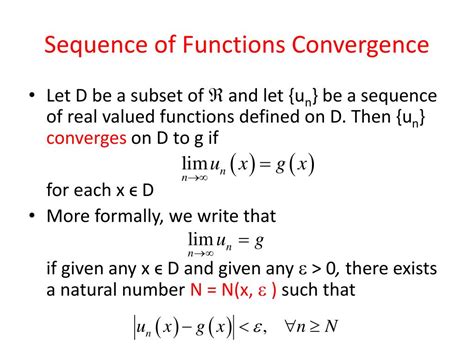 Ppt Sequence And Series Of Functions Powerpoint Presentation Free Download Id 3930628
