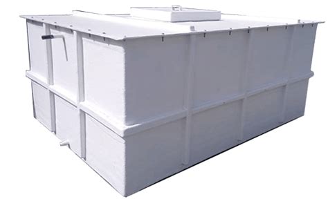 Grp Rectangular Water Tank Global Fiberglass Uae