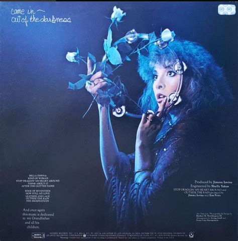 Stevie Nicks ‎ Bella Donna 1981 Vinyl Pursuit Inc