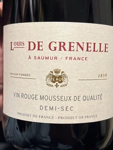 Louis De Grenelle Saumur Demi Sec Vivino Singapura