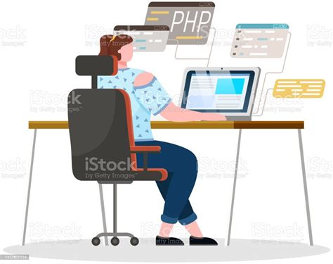 Programmer Engineering And Coding Set Of Programmers Working On Web