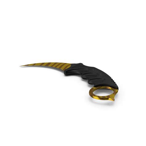 CS GO Karambit Tiger Tooth PNG Images PSDs For Download PixelSquid S112801024
