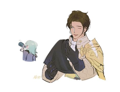 Byleth Byleth And Claude Von Riegan Fire Emblem And More Drawn By Alzi Xiaomi Danbooru