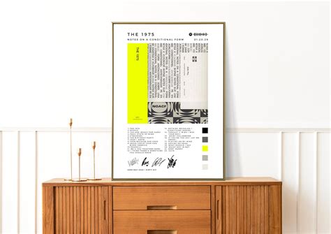 The 1975 Notes On A Conditional Form Album Poster Print Printable
