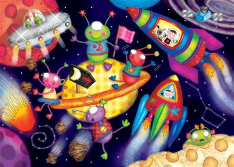 Natural Science Art Space Aliens Spongebob Friends